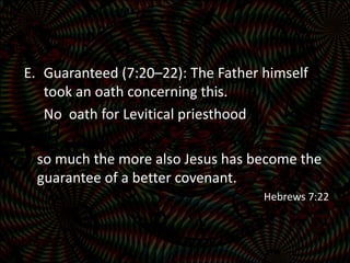Flashback Hebrews 7 | PPTX | Christianity | Religion & Spirituality