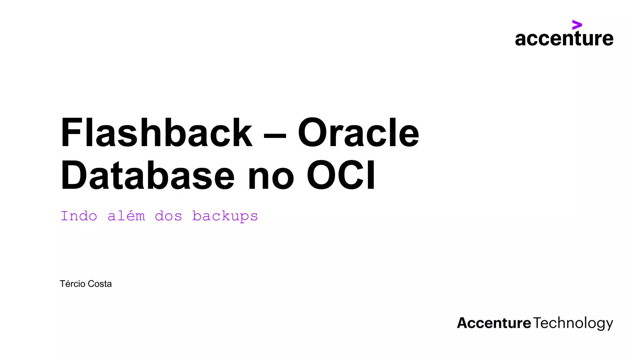 Flashback in OCI | PPT