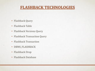 Flashback - The Time Machine.. | PDF | Databases | Computer Software and Applications