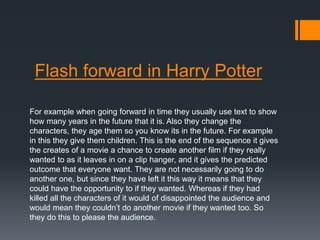 Flashbacks and flash forwards | PPTX