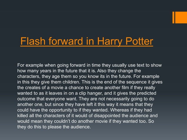 Flashbacks and flash forwards | PPTX | Video Production | Content ...