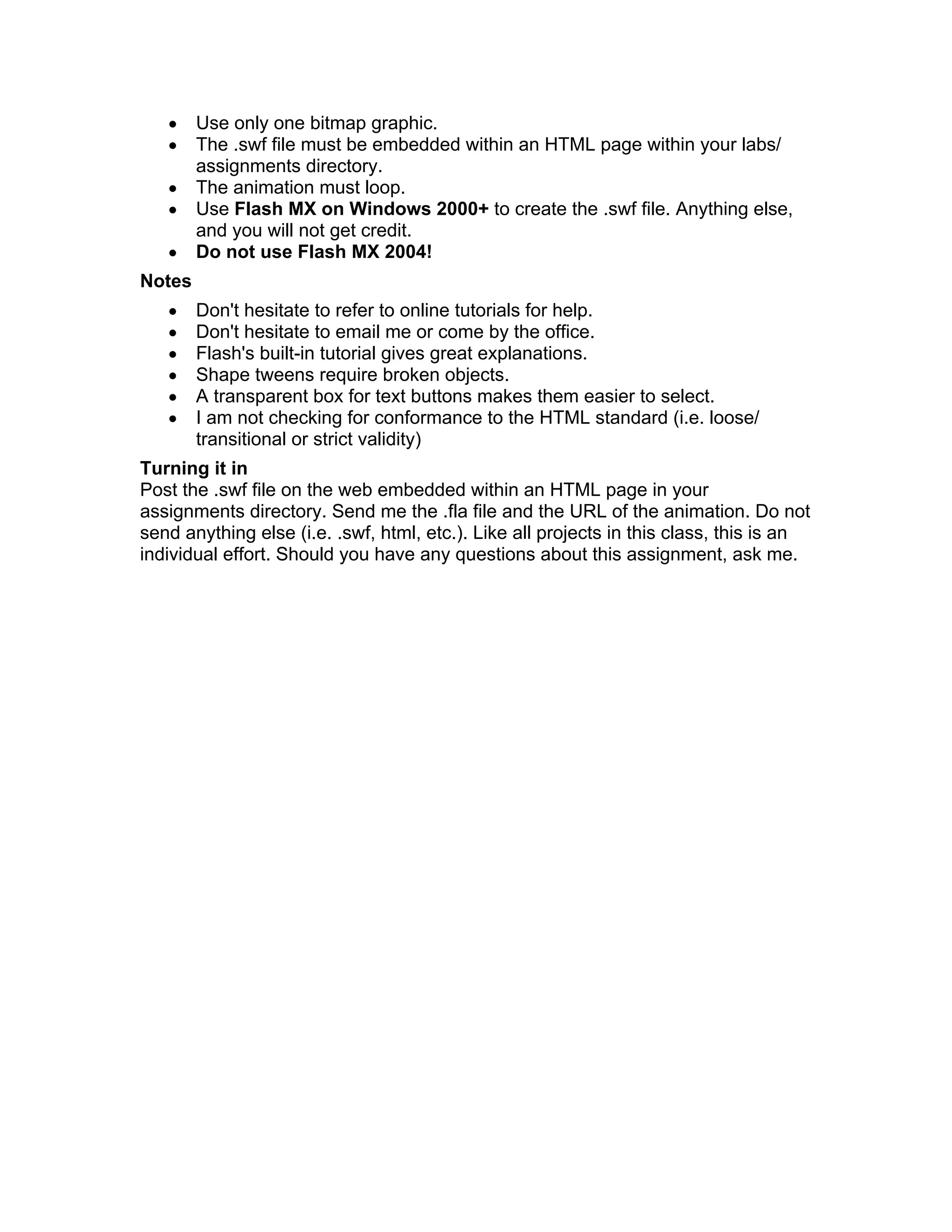 Flashbannerassignment.doc | Computer Animation | Computer Software and Applications