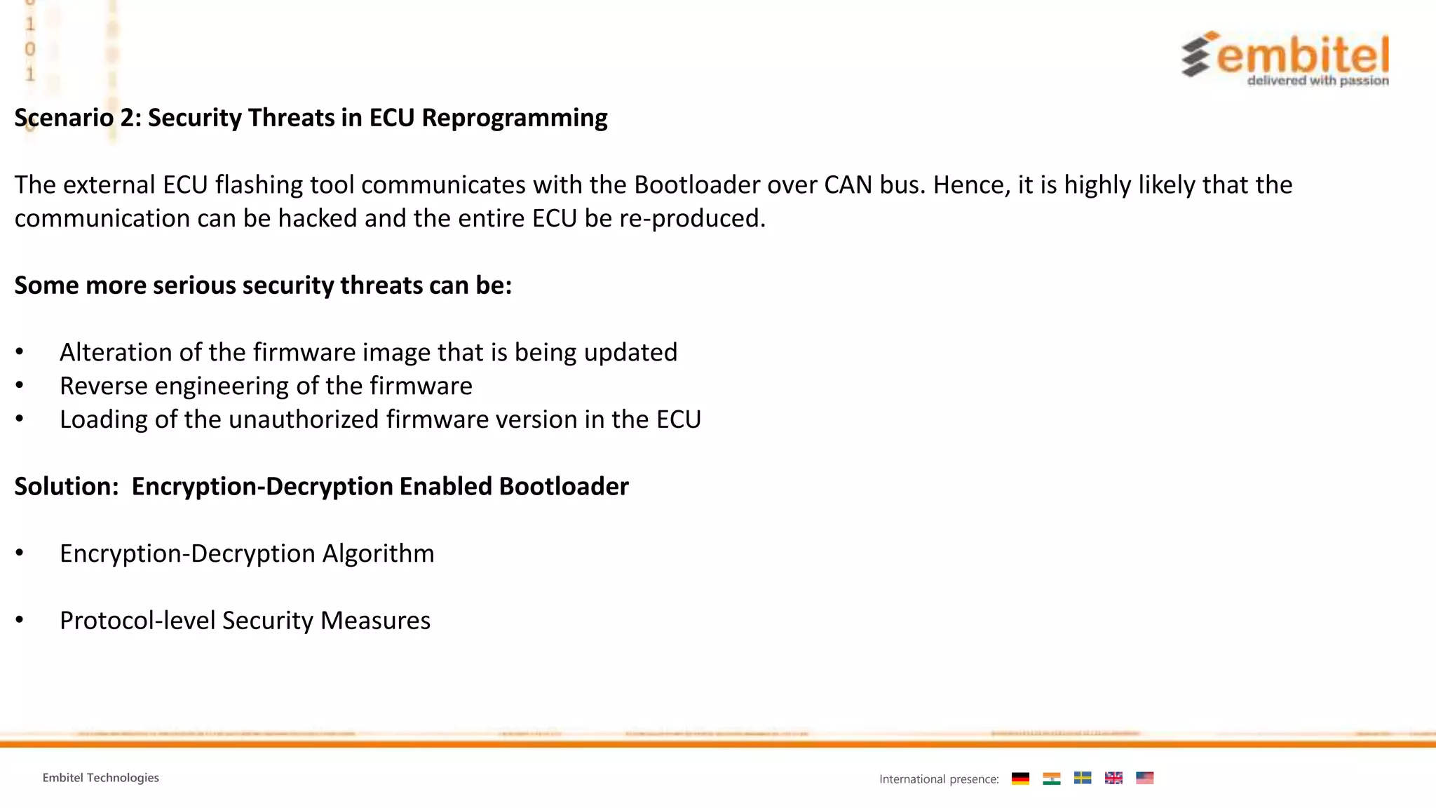 ECU Flashing: Flash Bootloaders that Facilitate ECU Reprogramming | PPTX