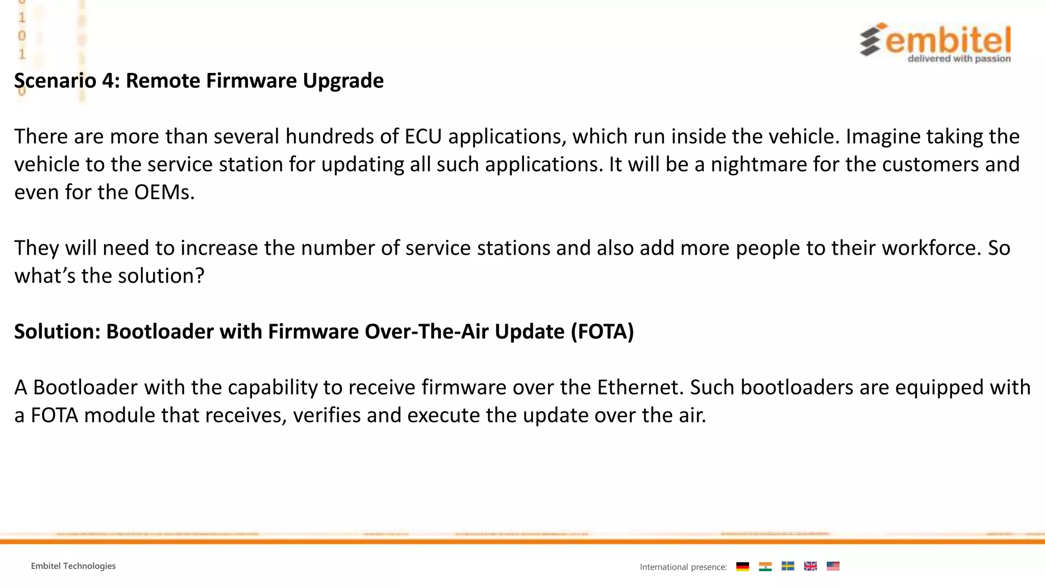 ECU Flashing: Flash Bootloaders that Facilitate ECU Reprogramming | PPTX