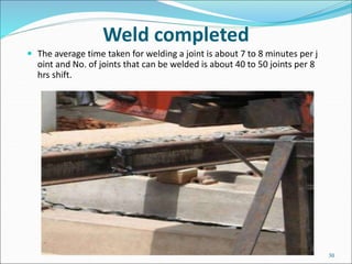 Flash butt welding | PPTX
