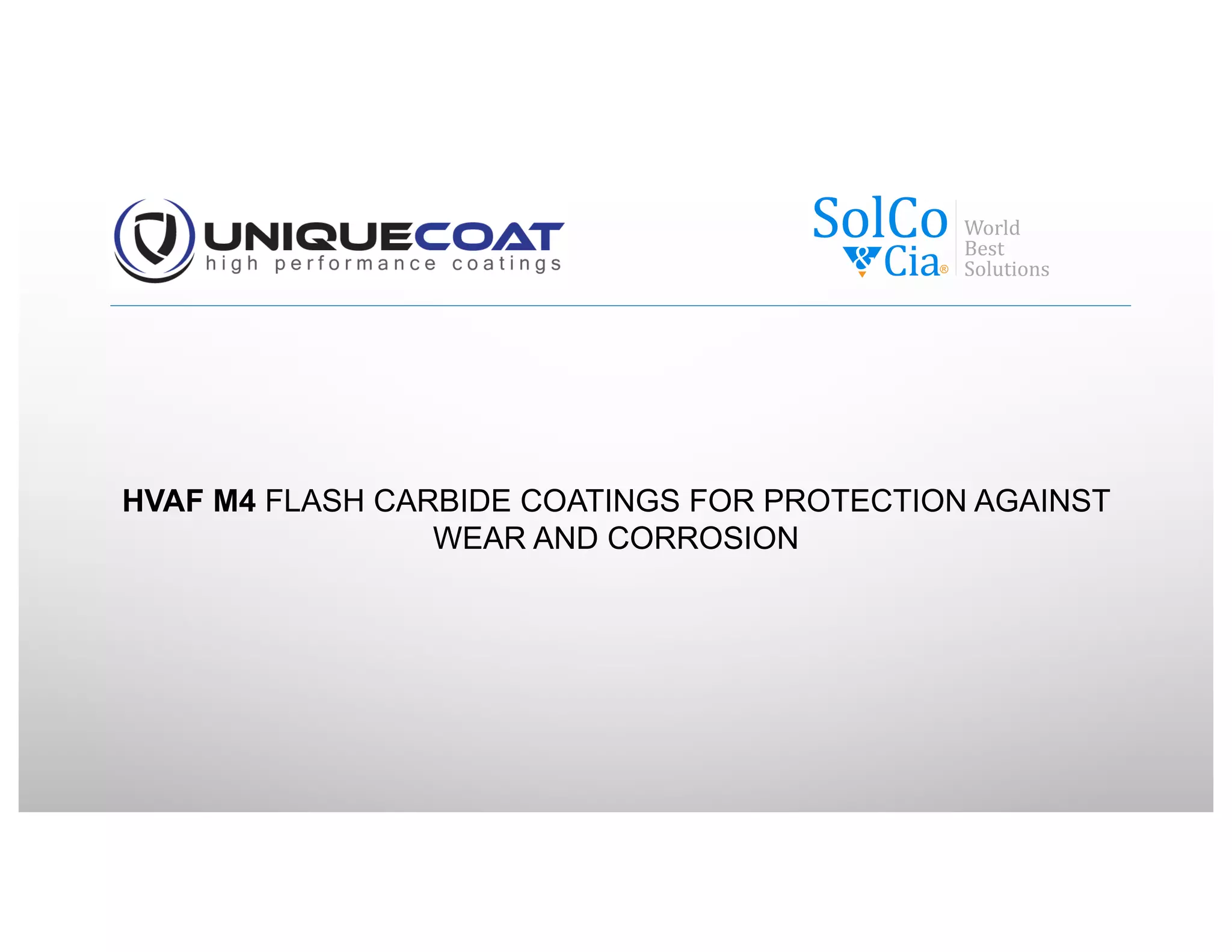 Flash carbide coatings | PDF