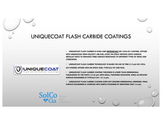 Flash carbide coatings | PDF