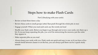 Flash card | PPT