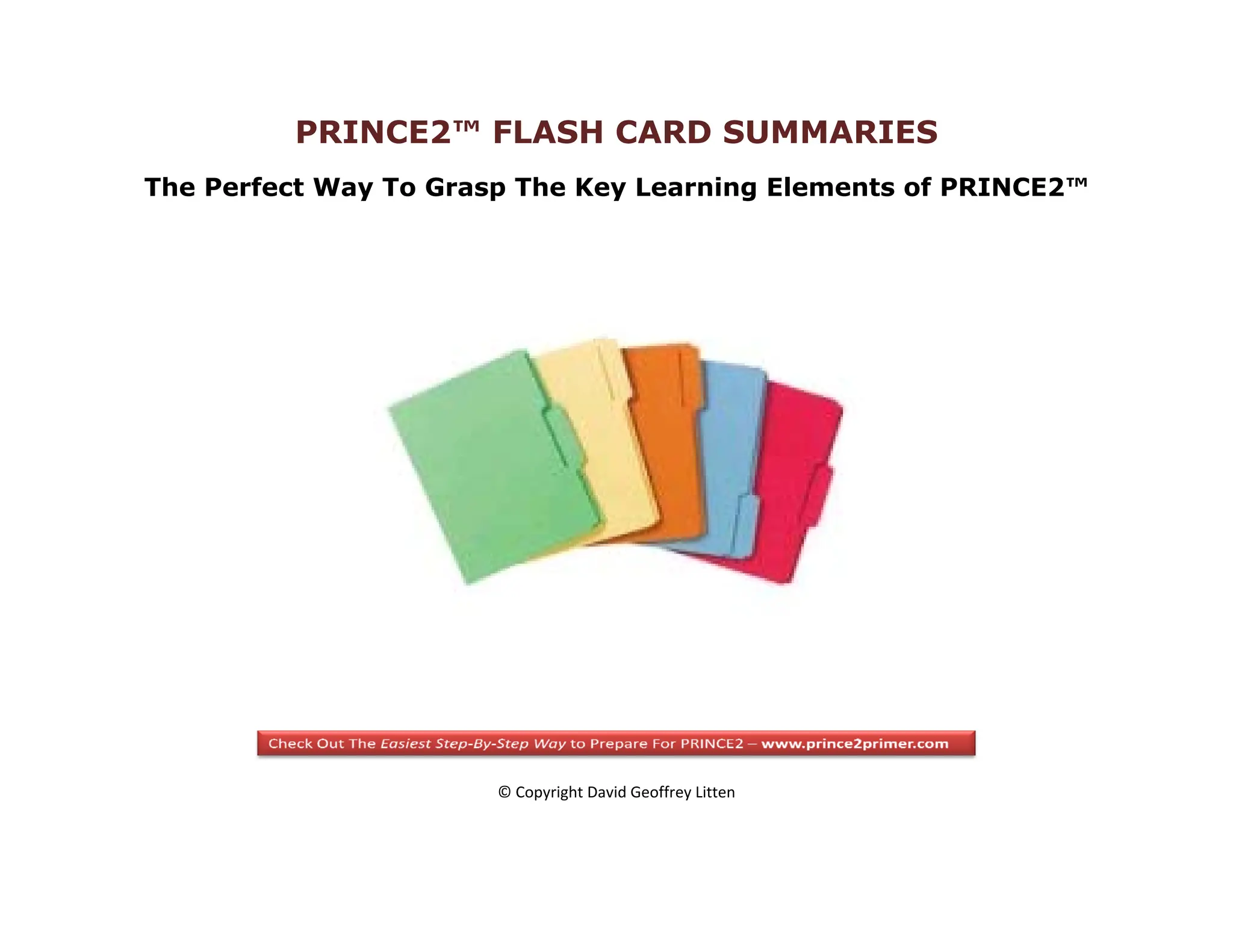 Prince 2 Flashcard for exam preperations | PDF
