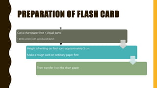 Flash card and cartoon | PPT