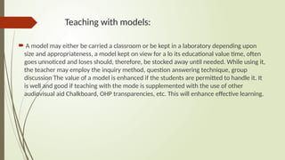flash card and models nursing education | PPTX