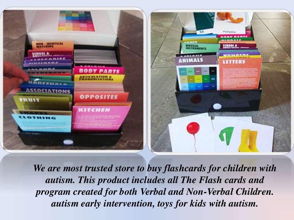 Flashcard autism