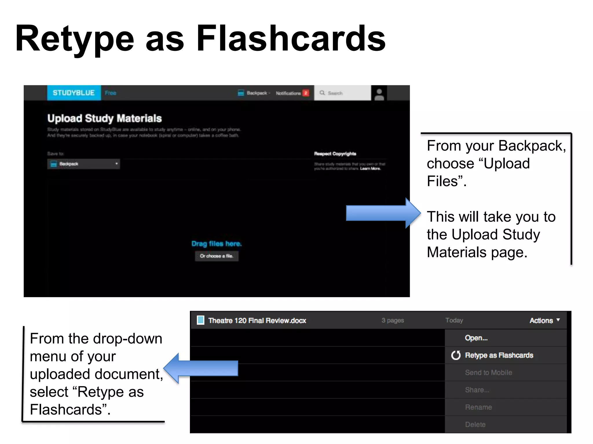 Create Flashcards Ppt