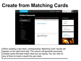 Create Flashcards | PPTX