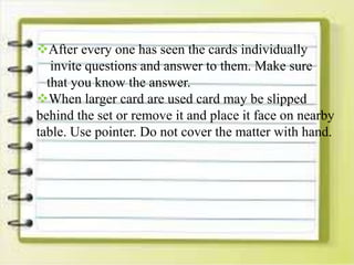 Flash card & flip chart | PPTX