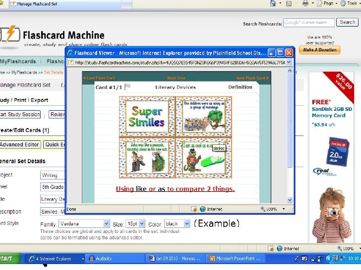 Pal flashcards - proflopez