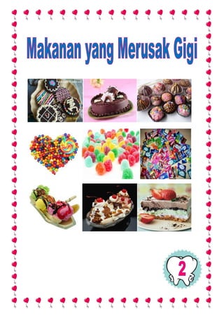 Flash card makanan yg menyehatkan dan merusa gigi | PDF