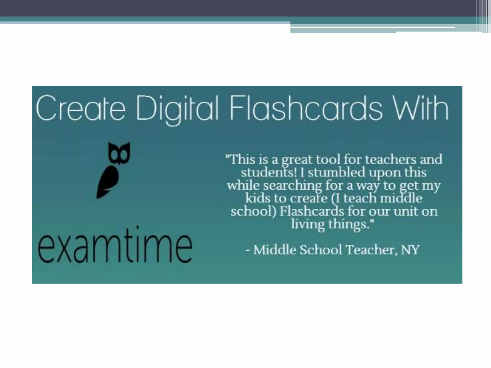 ExamTime Flashcards | PPTX