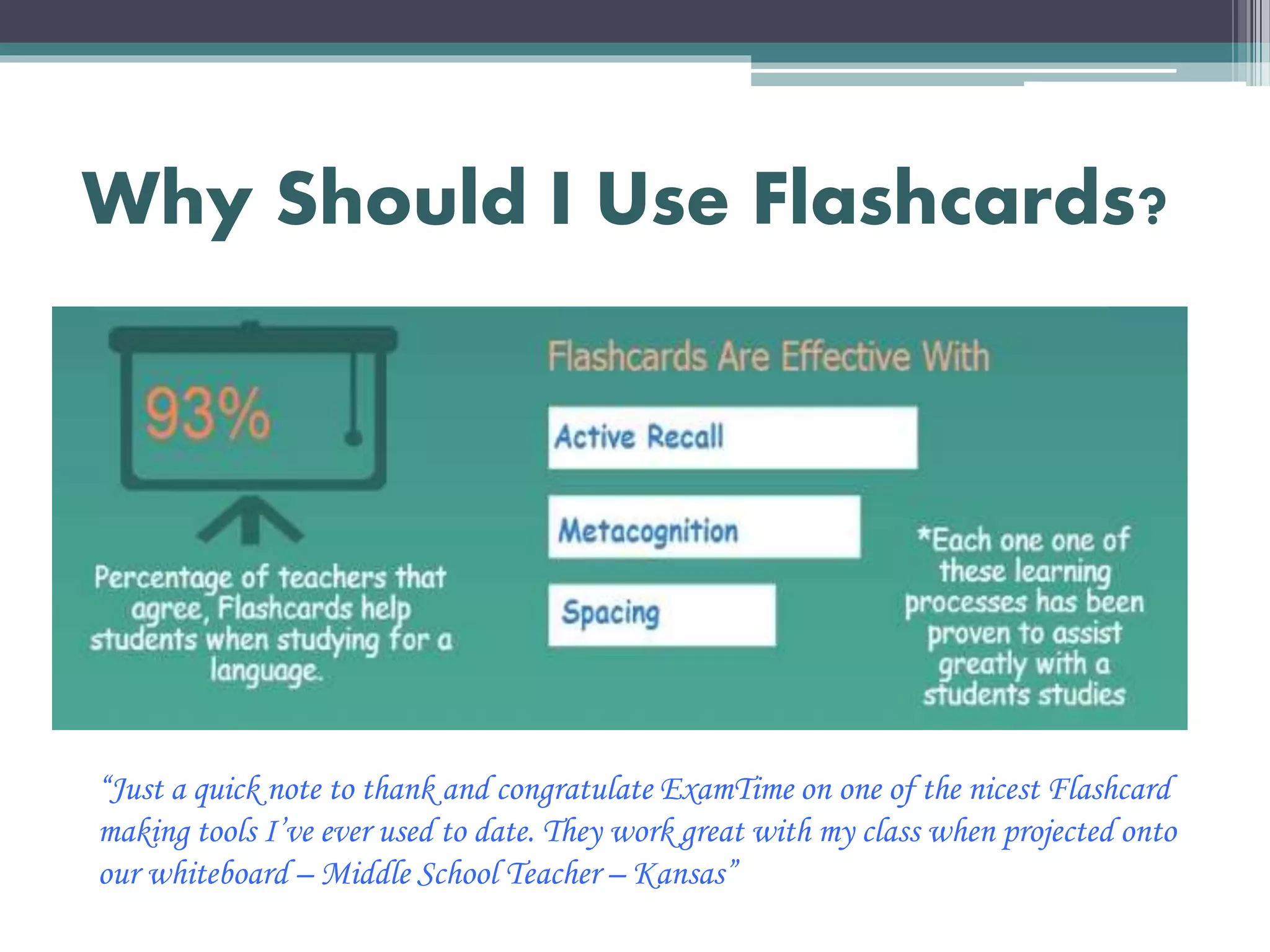 ExamTime Flashcards | PPTX