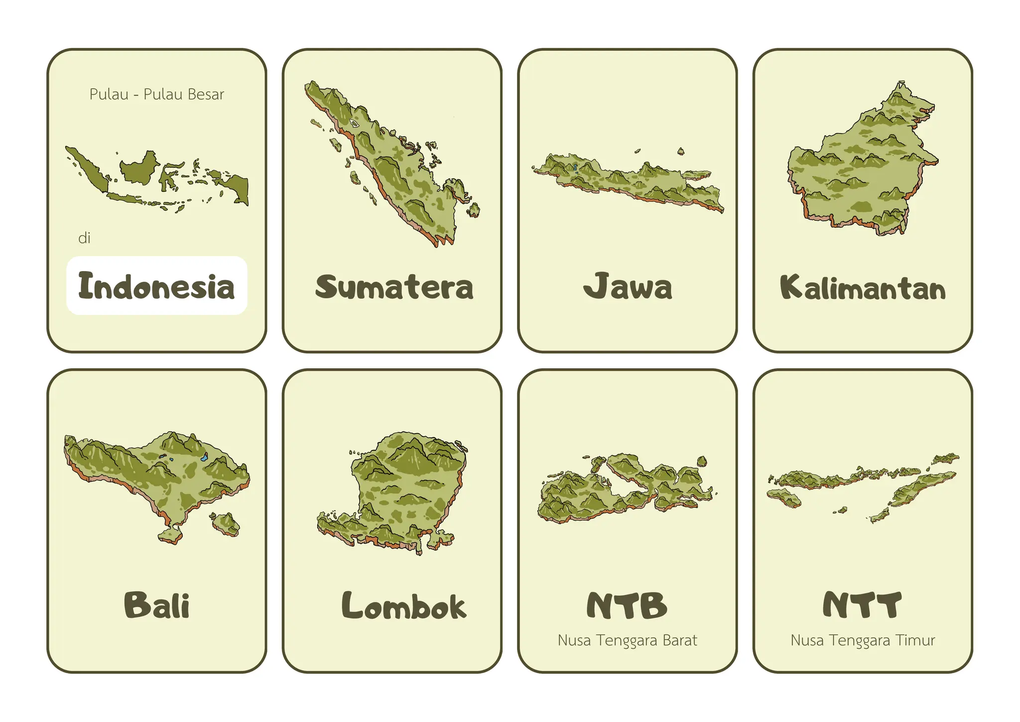 Flashcard Pulau-pulau Besar di Indonesia.pdf