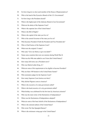 Flashcard questions | PDF