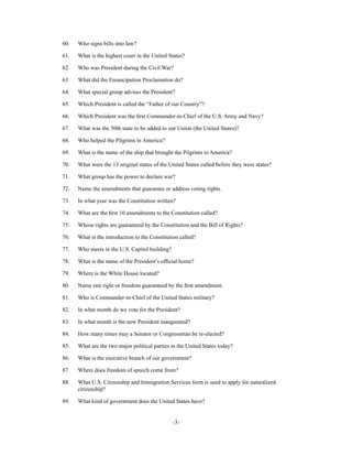 Flashcard questions | PDF