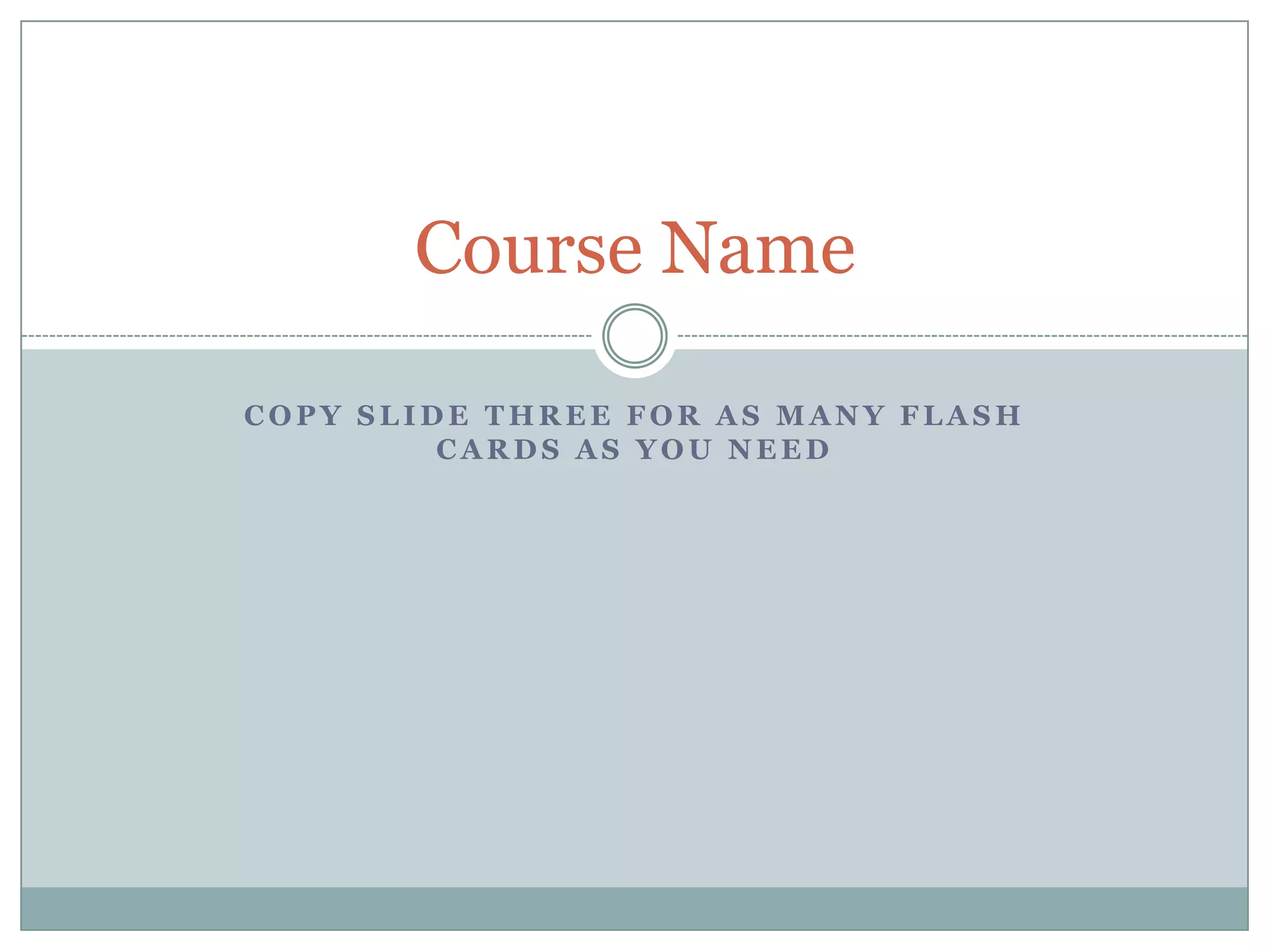 Flash Cards | PPTX