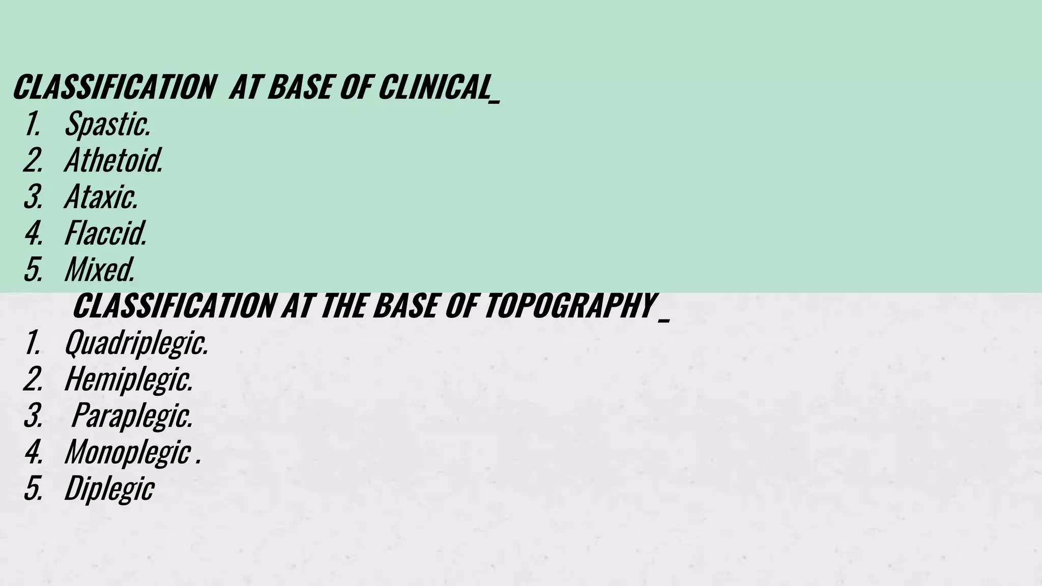 Cerebral palsy | PPTX
