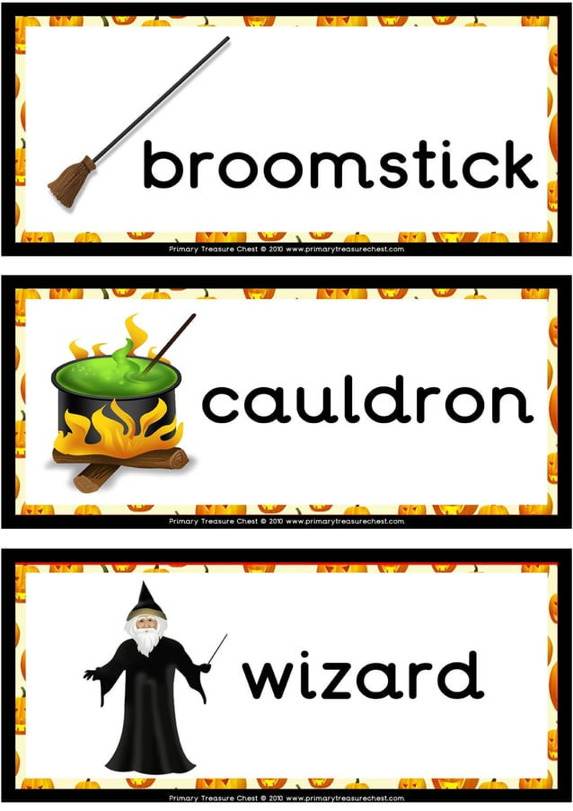 Flashcards Halloween | PDF