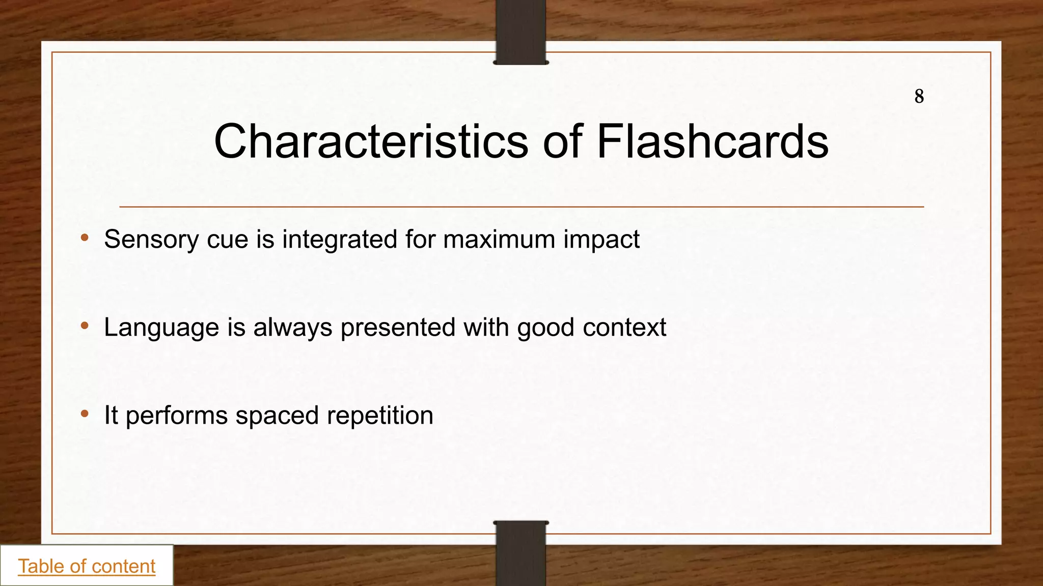 Flashcards | PPTX