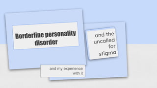 Flash cards.pdf borderline personality disorder | PDF