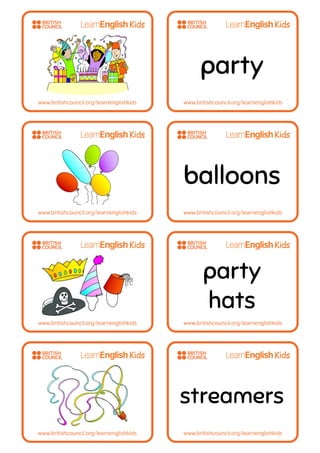 Flashcards birthdays | PDF