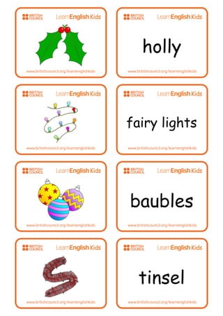 Flashcards christmas | PDF