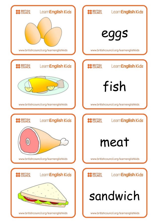 Flashcards food-set-1