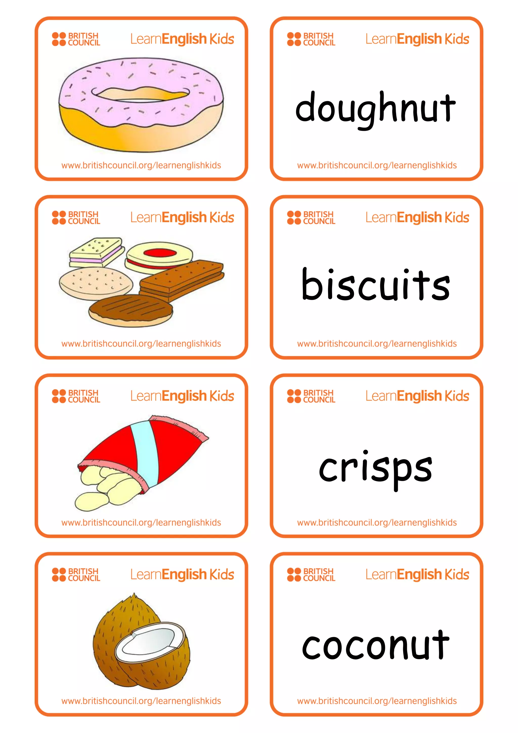 Flashcards food-set-2 | PDF
