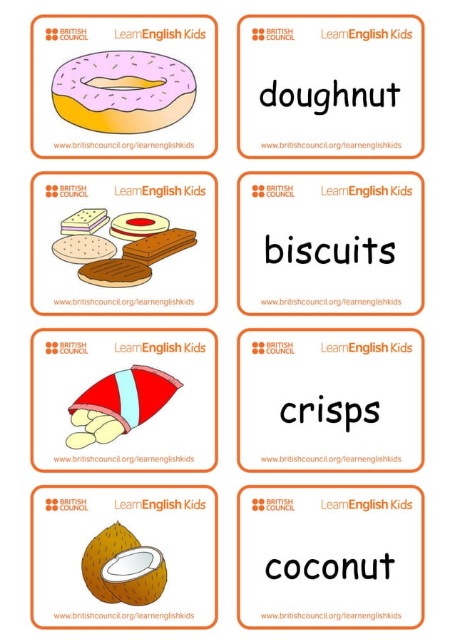 Flashcards food-set-2