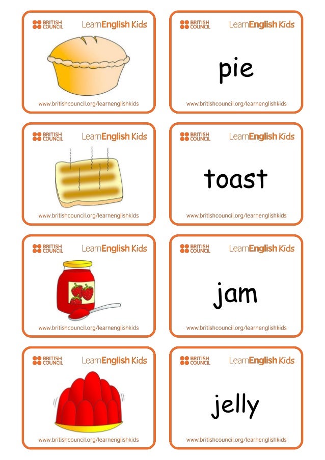 Flashcards food-set-2