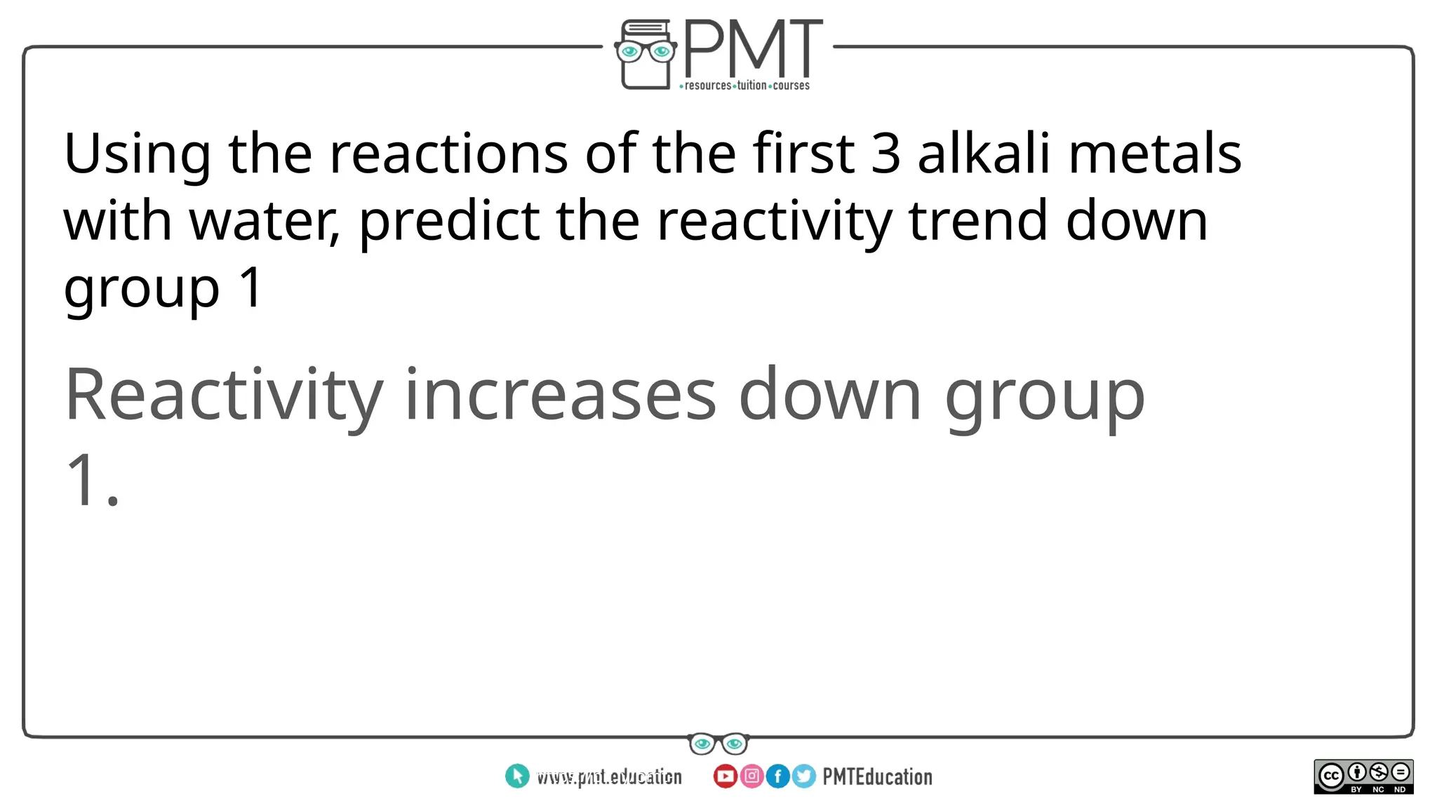Flashcards - Topic 6 Groups in the Periodic Table - Edexcel Chemistry GCSE.pptx