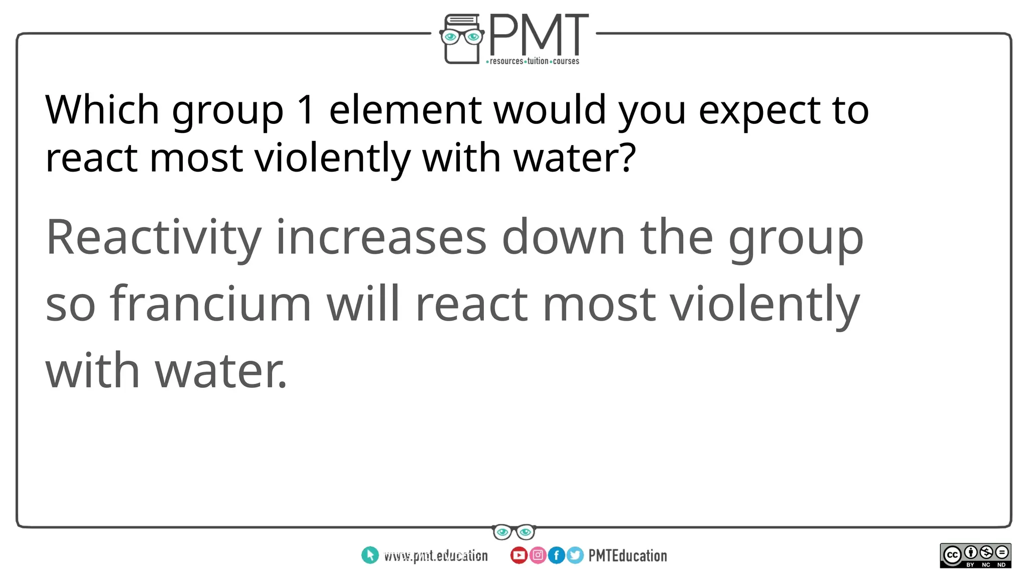 Flashcards - Topic 6 Groups in the Periodic Table - Edexcel Chemistry GCSE.pptx