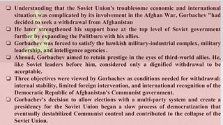 End of the cold war in the perspective of Russia and Afghan | PPTX