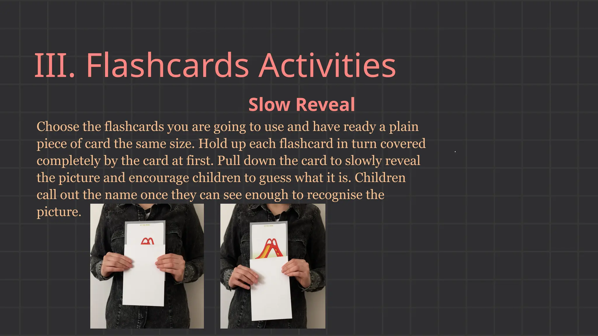 Flashcards Activities especially for kids | PPTX