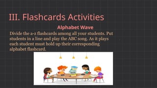 Flashcards Activities especially for kids | PPT