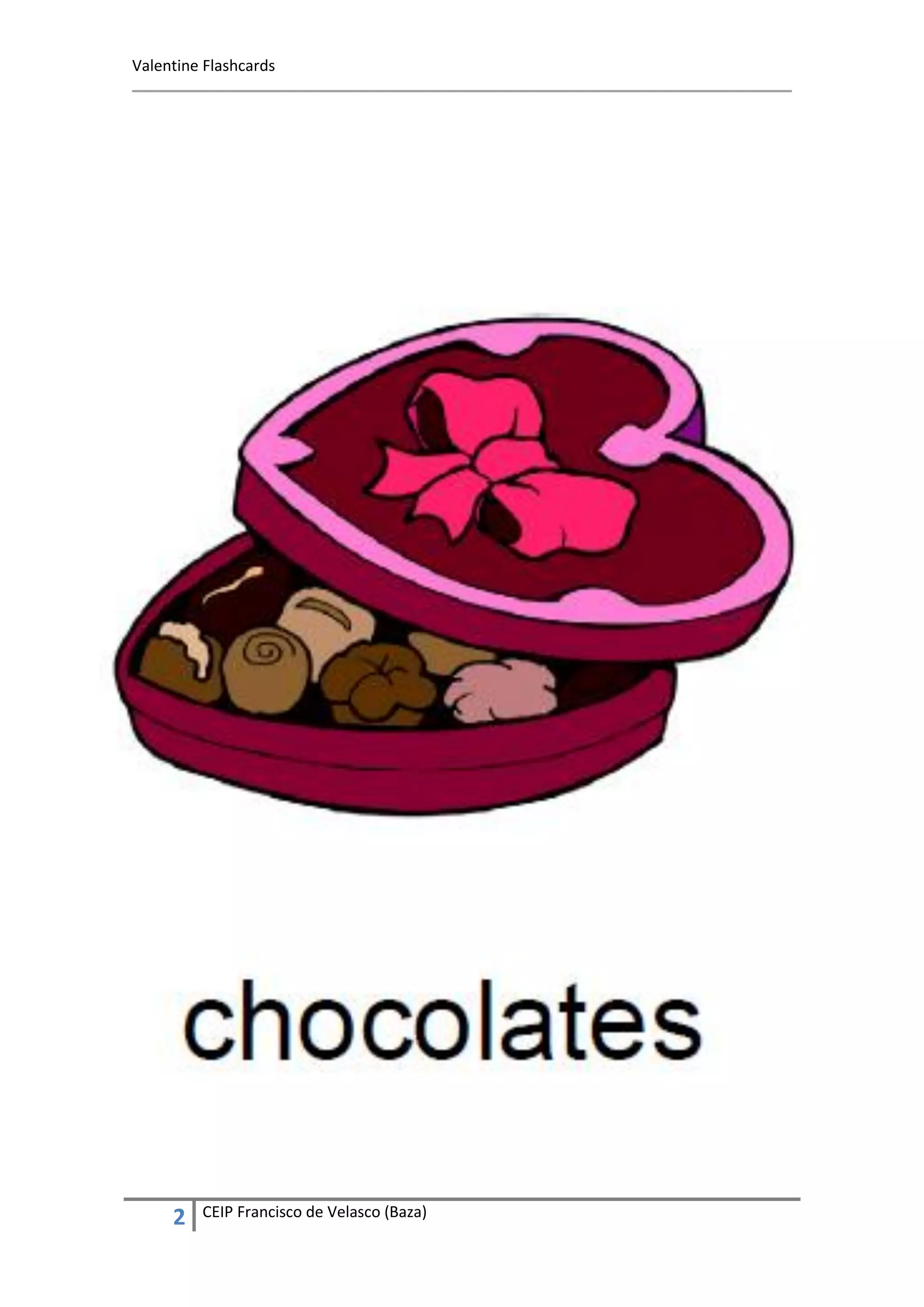 Flashcards and activity Valentine´s Day | PDF