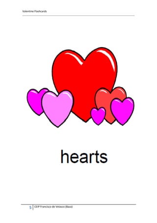 Flashcards and activity Valentine´s Day | PDF