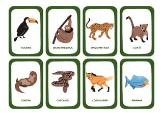 Flashcards Animais brasileiros Ilustrado Verde.pdf
