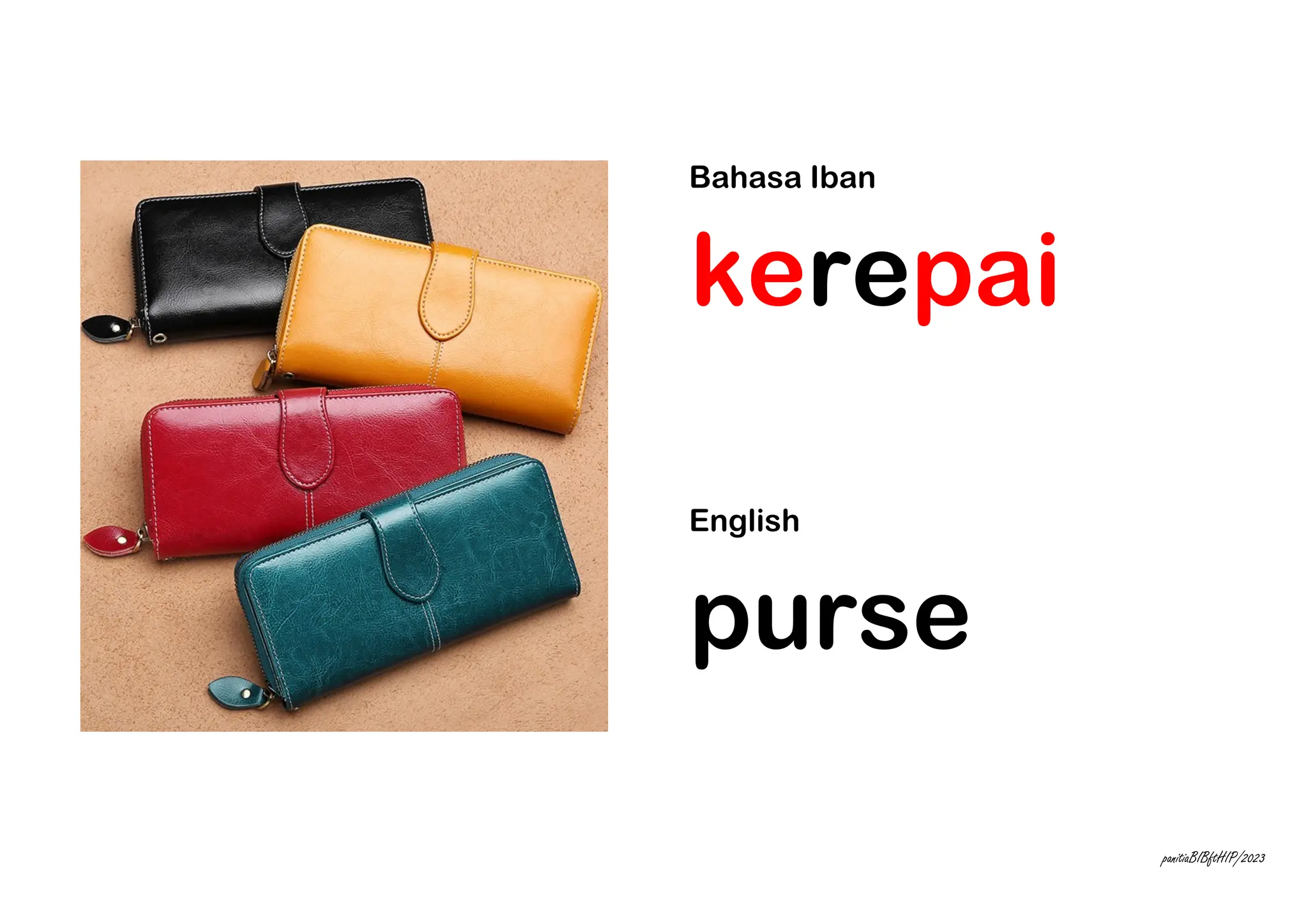 Dual Language Flashcards (Bahasa Iban Vs English) | DOCX