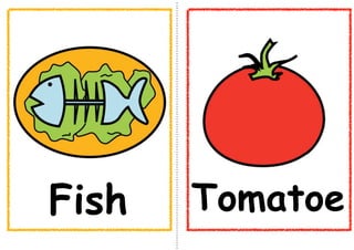 Flashcards comidas[1] | PDF