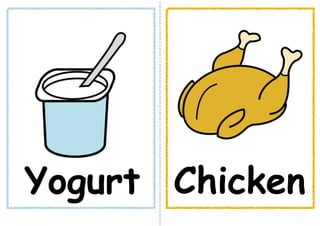 Flashcards comidas[1] | PDF