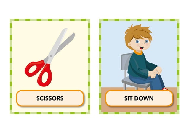 Flashcards PARA ENSEÑAR INGLÉS BÁSICO A ESTUDIANTES | PDF