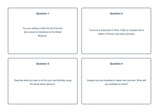 Flashcards future tenses and holidays - Teachy.pdf